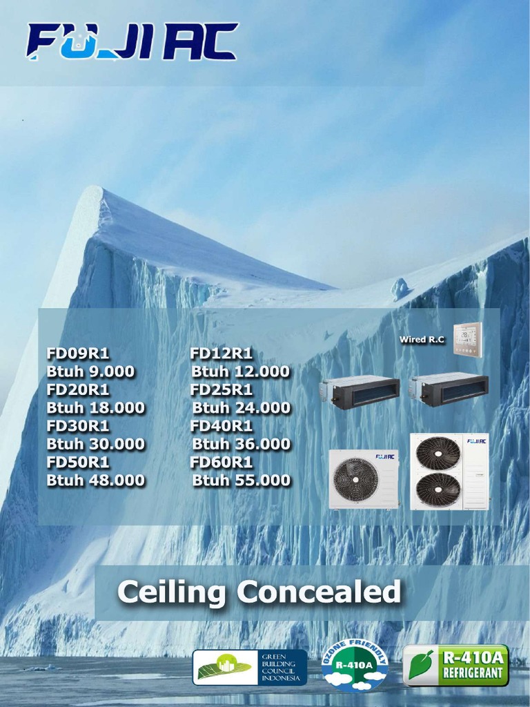 FUJI AC Ceiling Concealed | PDF