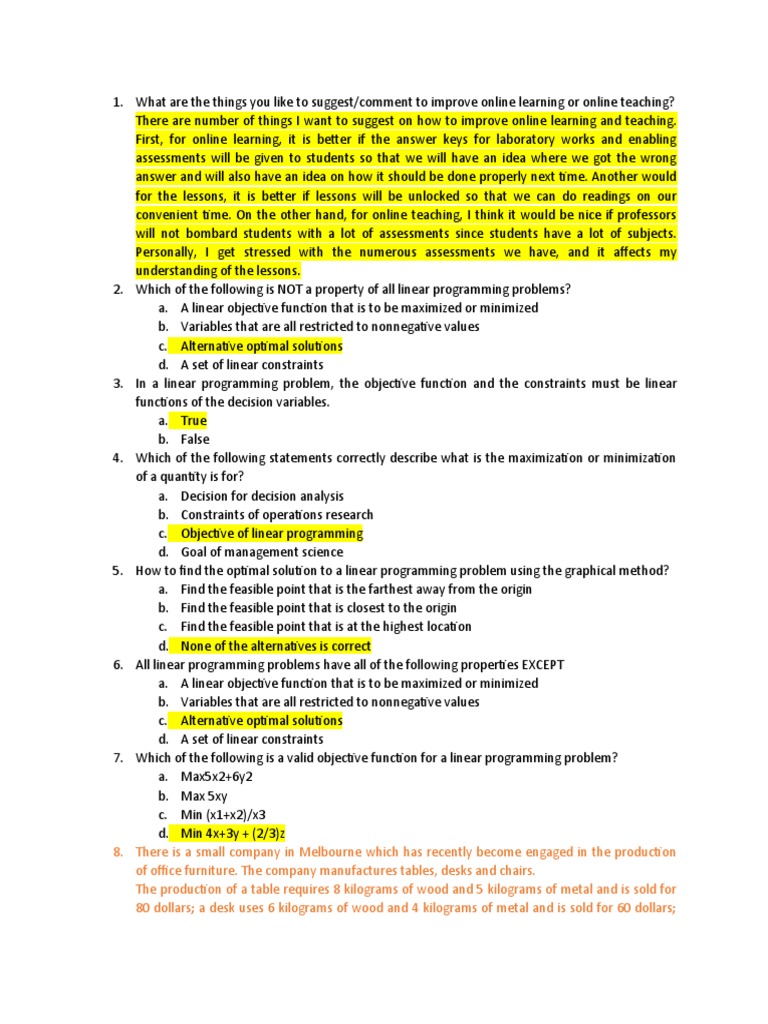 Finals Smath | PDF | Mathematical Optimization | Linear Programming