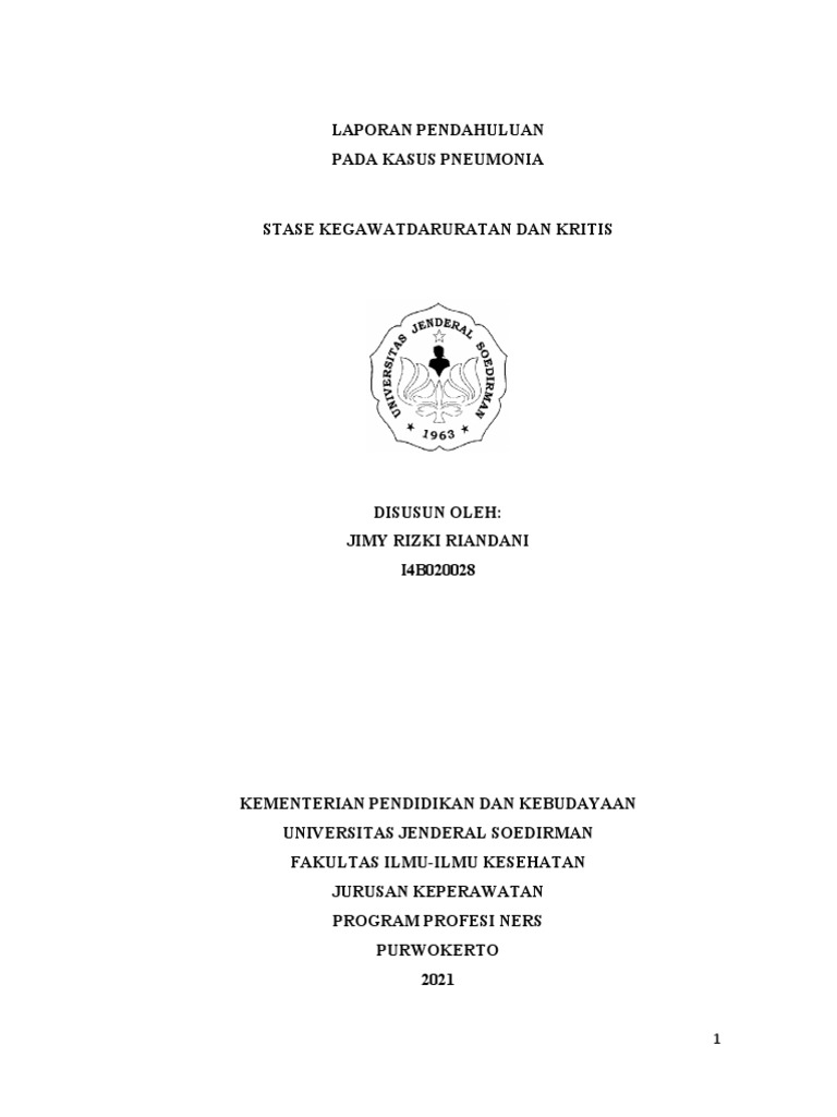 Laporan Kasus Pneumonia | PDF