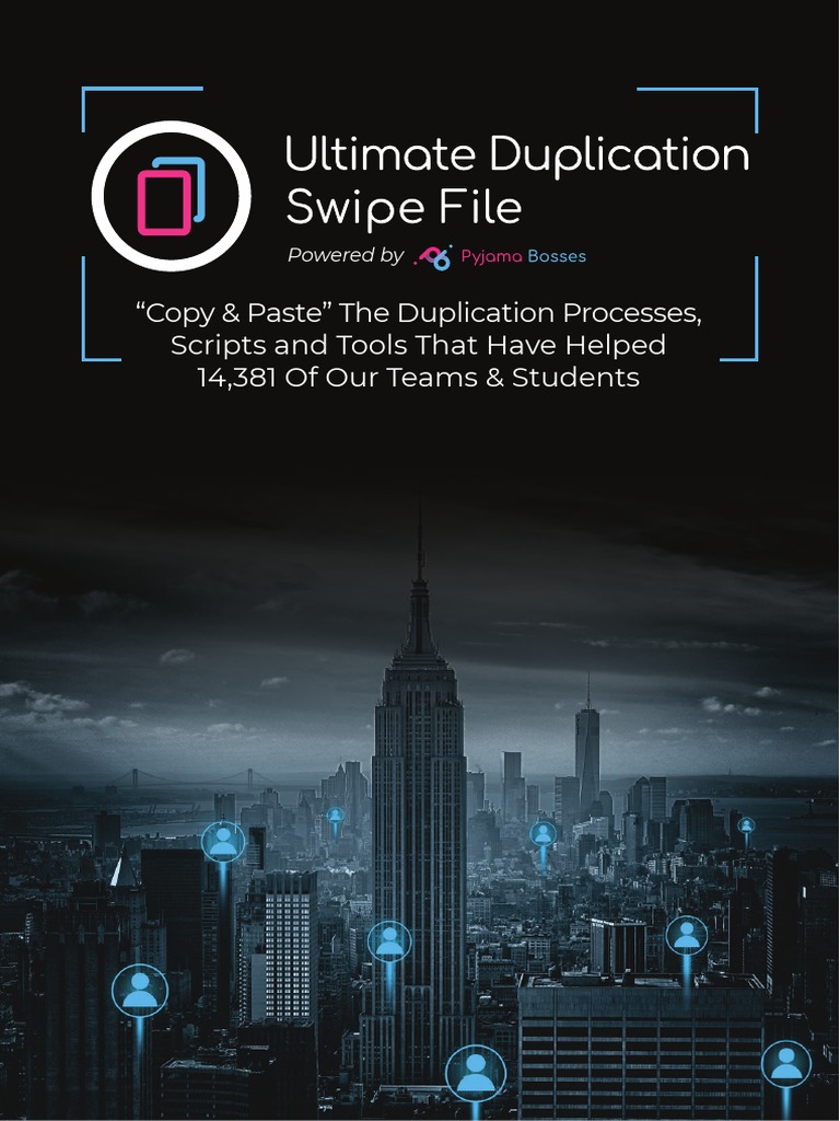 "Copy & Paste" The Duplication Processes, Scripts and Tools That Have ...