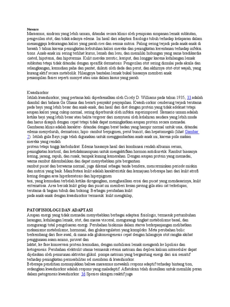 Marasmus | PDF
