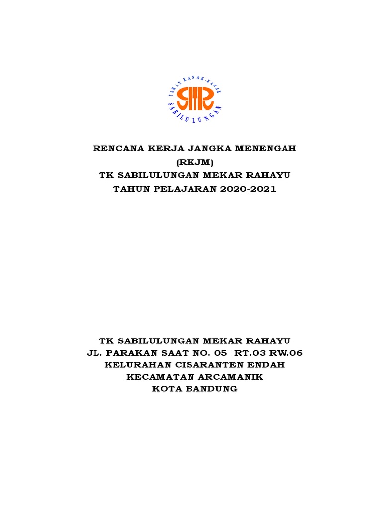 RKJM TK Sabilulungan 2020-2021 | PDF | Karier & Perkembangan | Bisnis