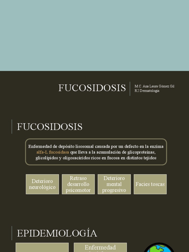 Fucosidosis | PDF | Piel | Enzima