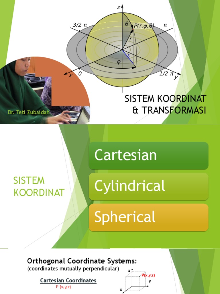Coordinate system conversions between Cartesian, cylindrical and ...