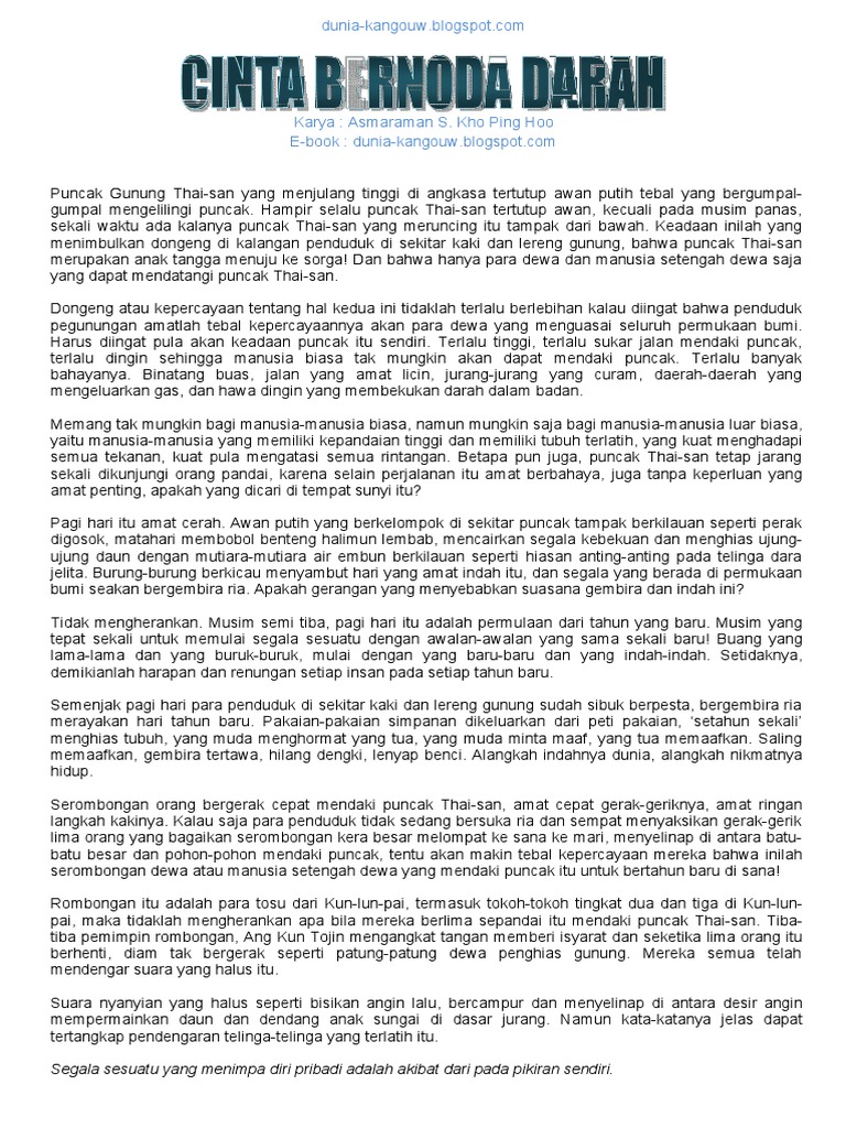 00003.1 Cinta Bernoda Darah | PDF