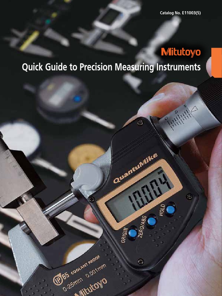 Quick Guide to Precision Measuring Instruments | PDF | Engineering ...