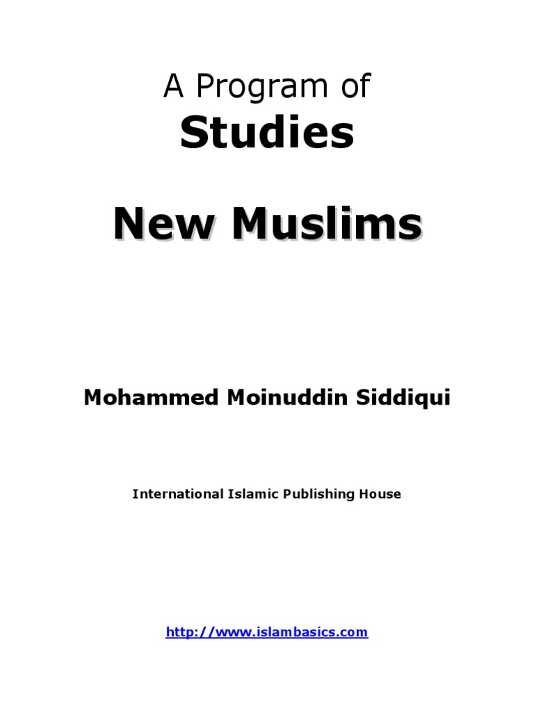 New Muslim Studies Program Guide | PDF | Prophets And Messengers In ...