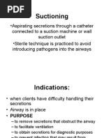 Endotracheal Suctioning Procedures Guide | PDF | Respiratory Tract ...