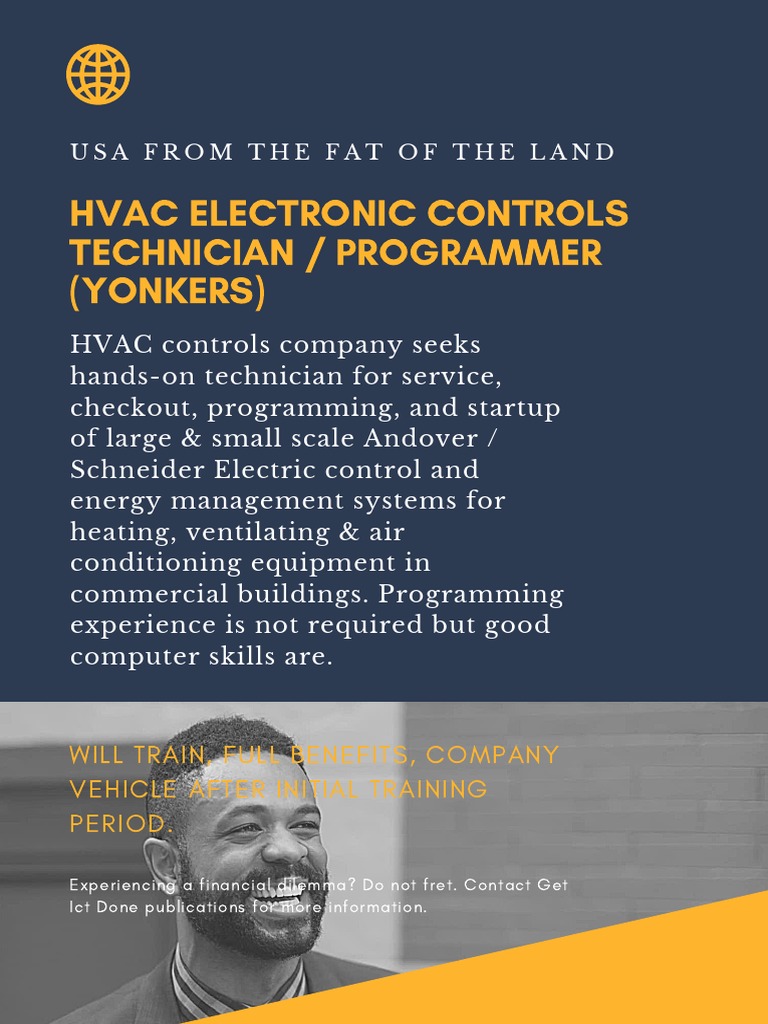 HVAC Electronic Controls Technician - Programmer (Yonkers) | PDF ...