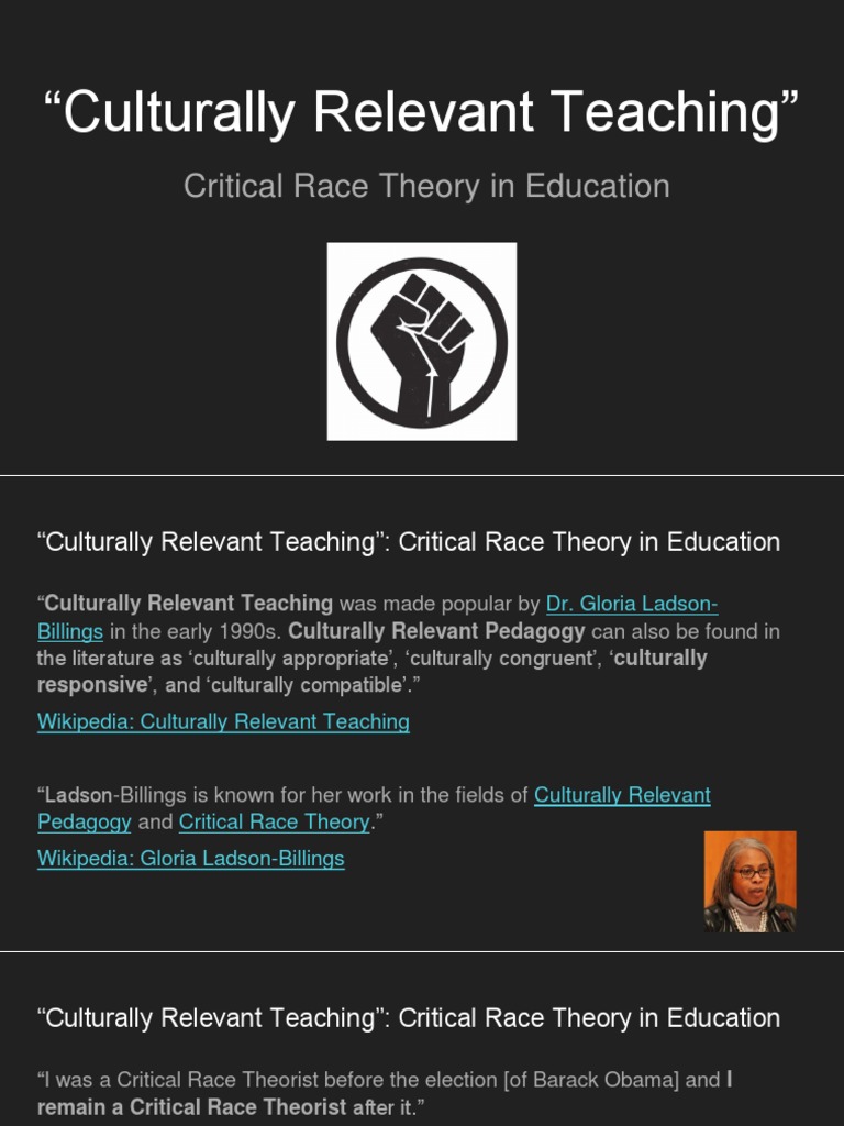 Educators' Guide to CRT in Teaching | PDF | Critical Race Theory | Pedagogy