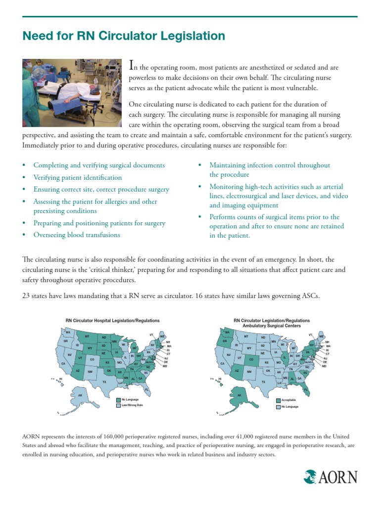 RN Circulator Flyer | PDF | Surgery | Operating Theater