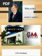 Week 1 History of Ama Univ. | PDF | Distance Education | Educational Stages