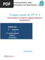 TP3 Simulation CST Antenne Patch1 | PDF | Antenne (Radio) | Conception assistée par ordinateur
