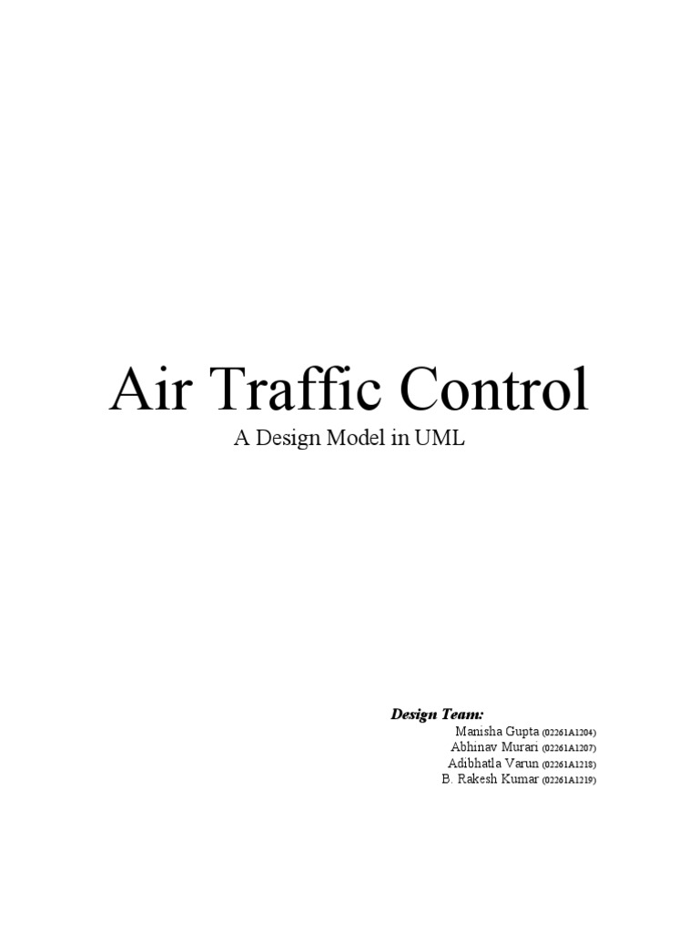Air Traffic Control | PDF