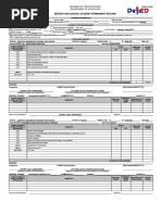School Form 10 SF10-SHS Senior High School Student Permanent Record ...