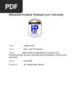 Format of A Plaint in A Civil Suit Drafting | PDF | Lawsuit | Cheque