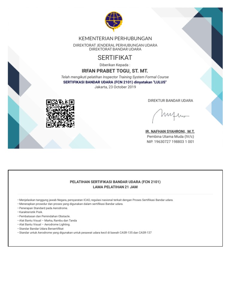ITS Print Certificate | PDF