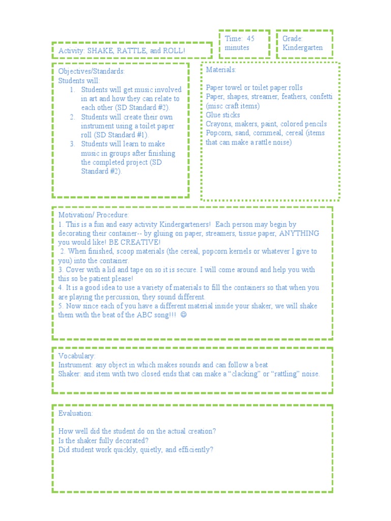 Lesson Plan #3 | PDF | Cognition