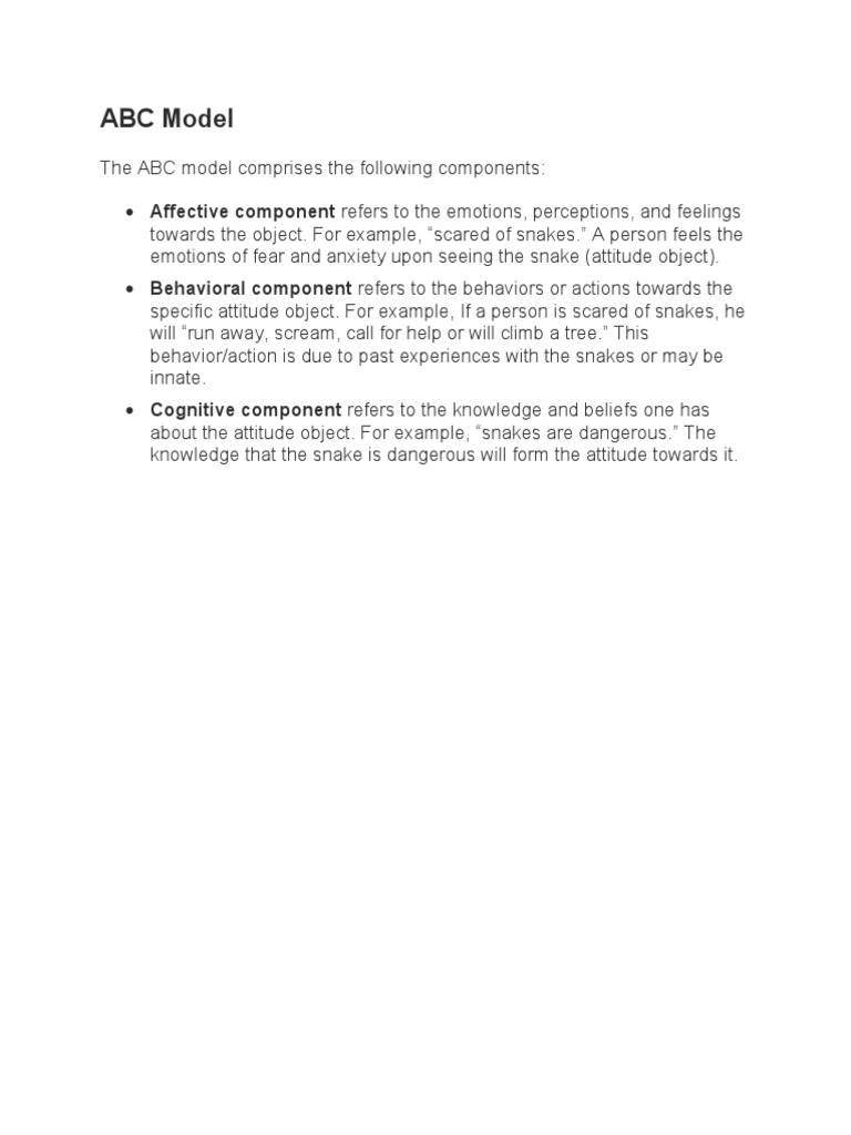 ABC Model Behavior | PDF