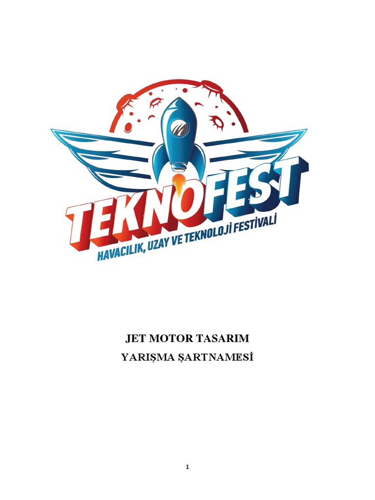 TEKNOFEST TEI Jet Motor Yarışması Şartnamesi | PDF