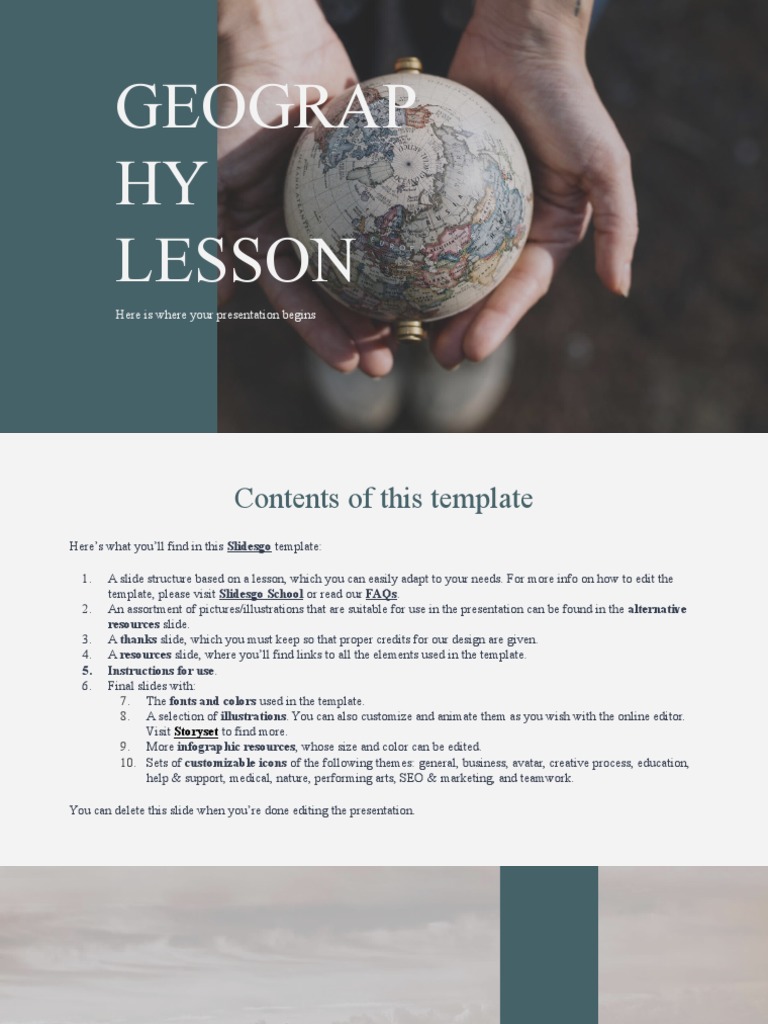 Geography Lesson - by Slidesgo | PDF | Planets | Solar System