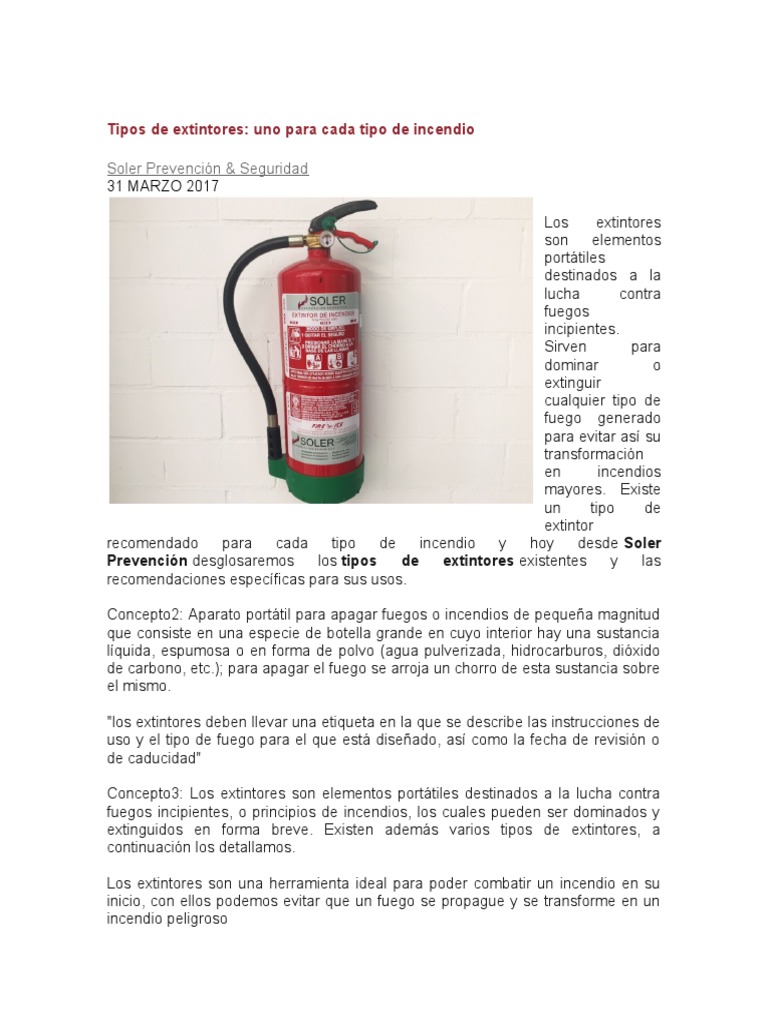 Guía De Taller (Uso De Extintor) PDF Primeros Auxilios