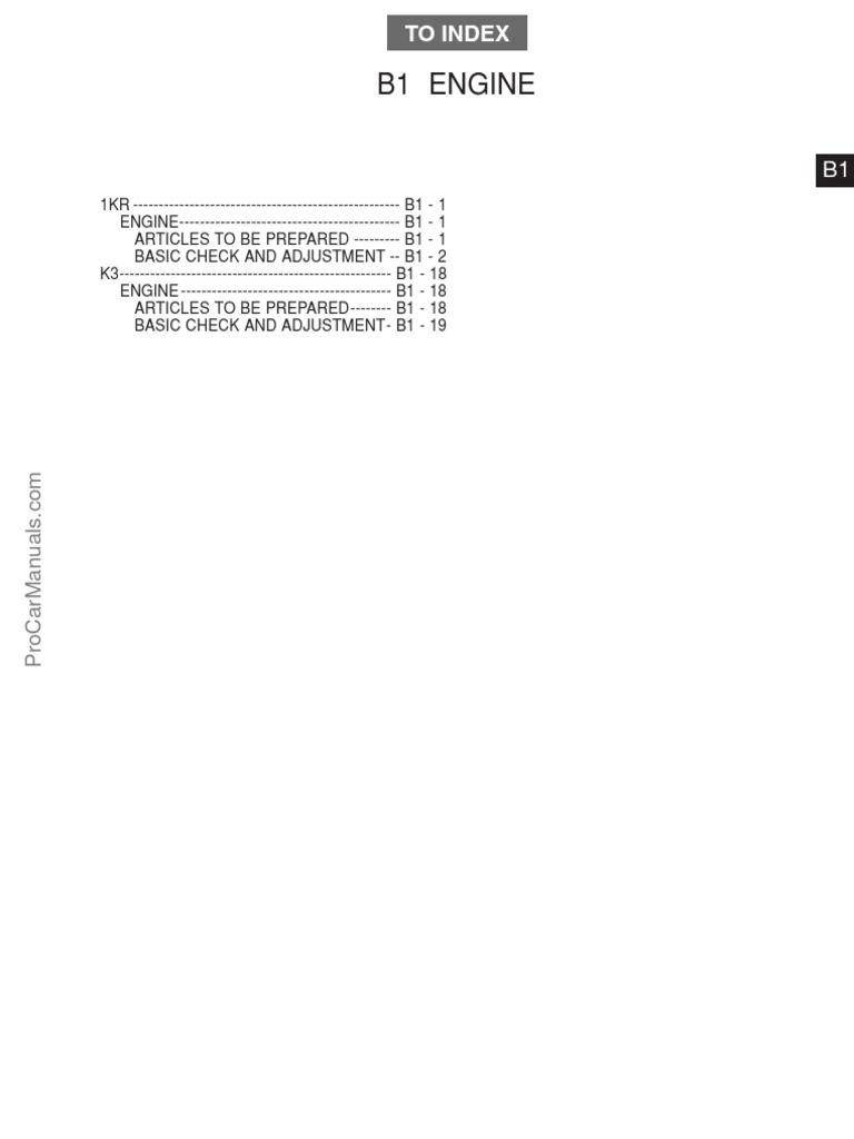 Daihatsu Sirion Model m300 Series Service Manual No9890 Engine | PDF ...