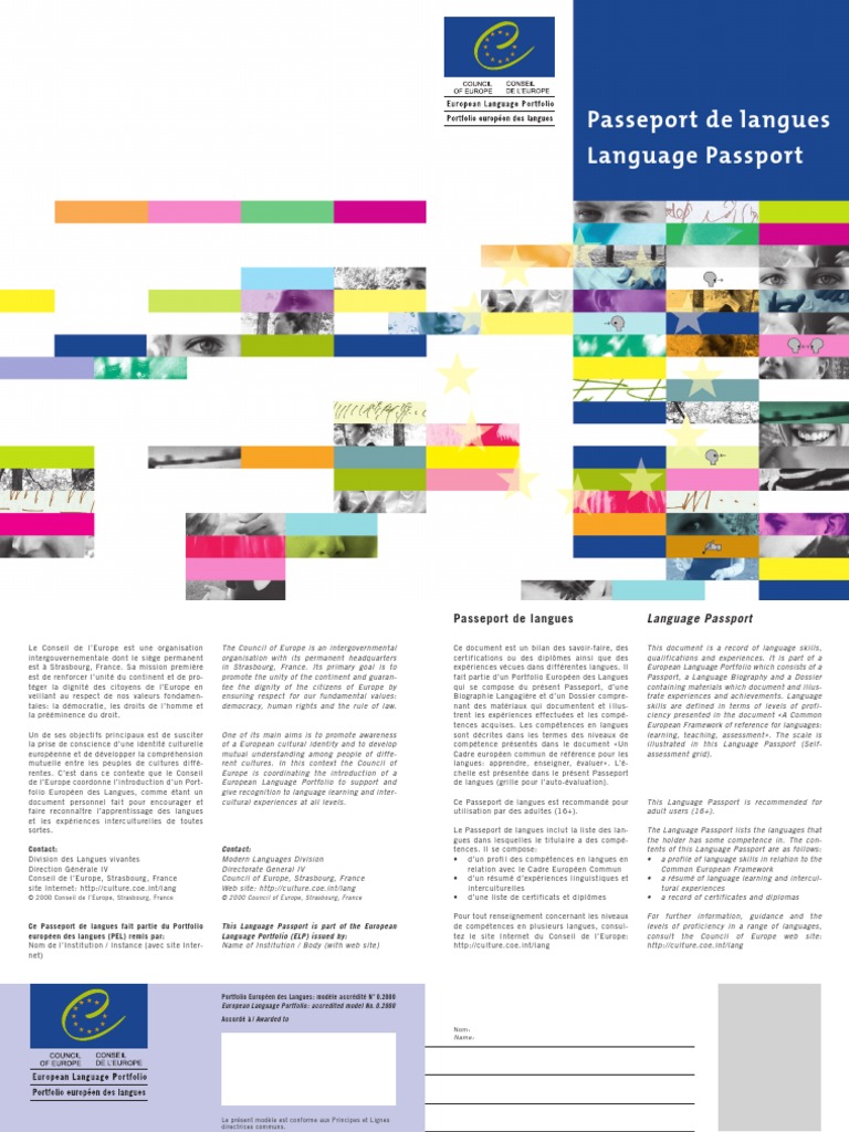 Language Passport | PDF
