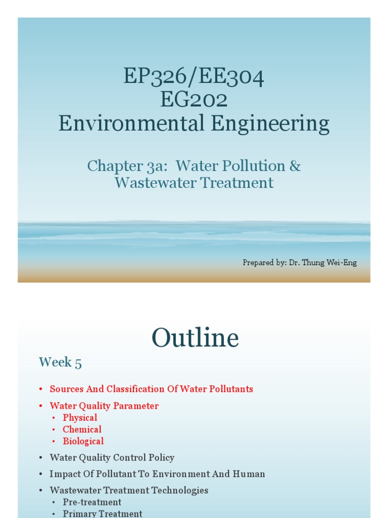 Water Pollution & Treatment Overview | PDF | Water Pollution | Water