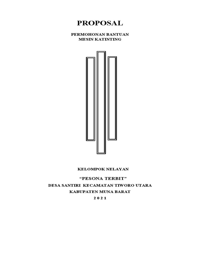 Proposal Katinting | PDF | Ilmu Sosial