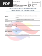 FHC Installation Method Statement | PDF | Risk Assessment | Safety