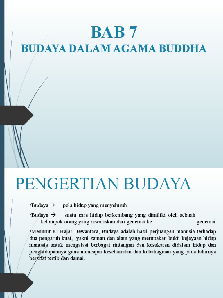 Budaya dalam Agama Buddha | PDF