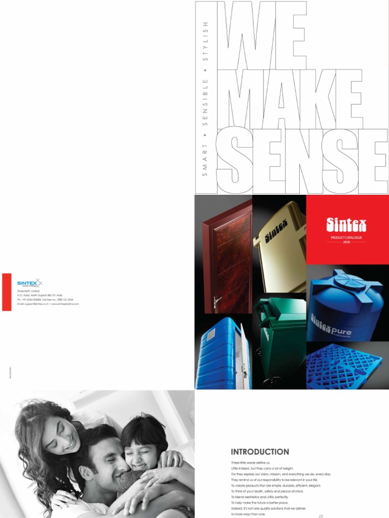 Sintex Product Catalogue 2020 | PDF