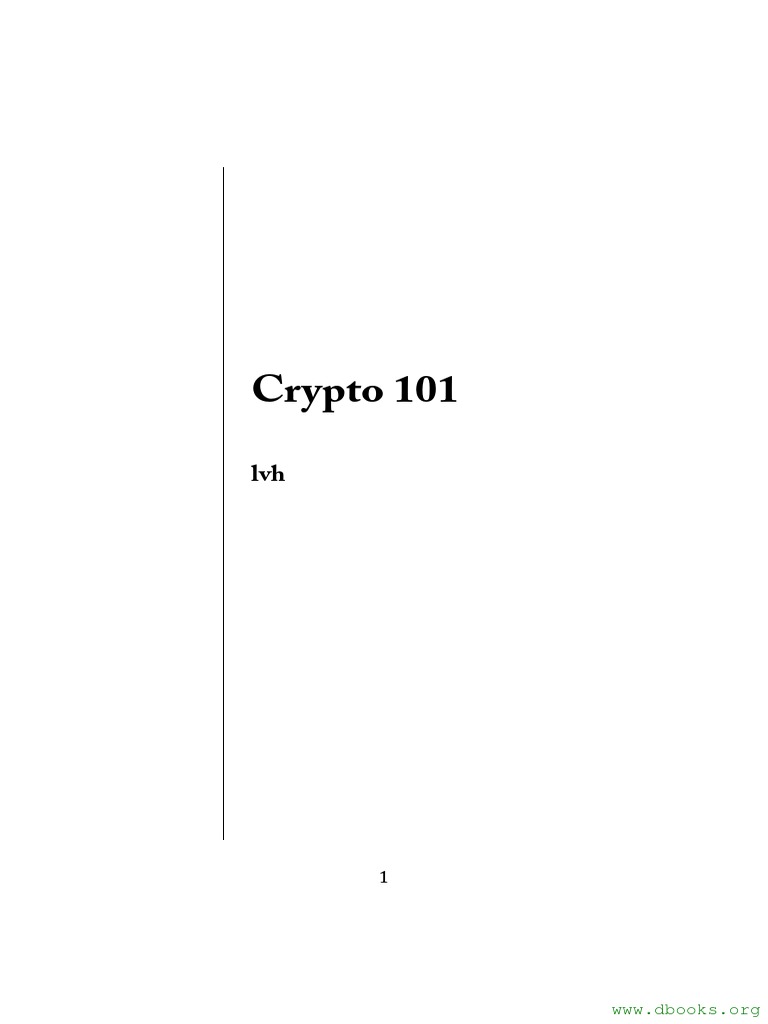 Crypto 101 | PDF | Cryptography | Encryption