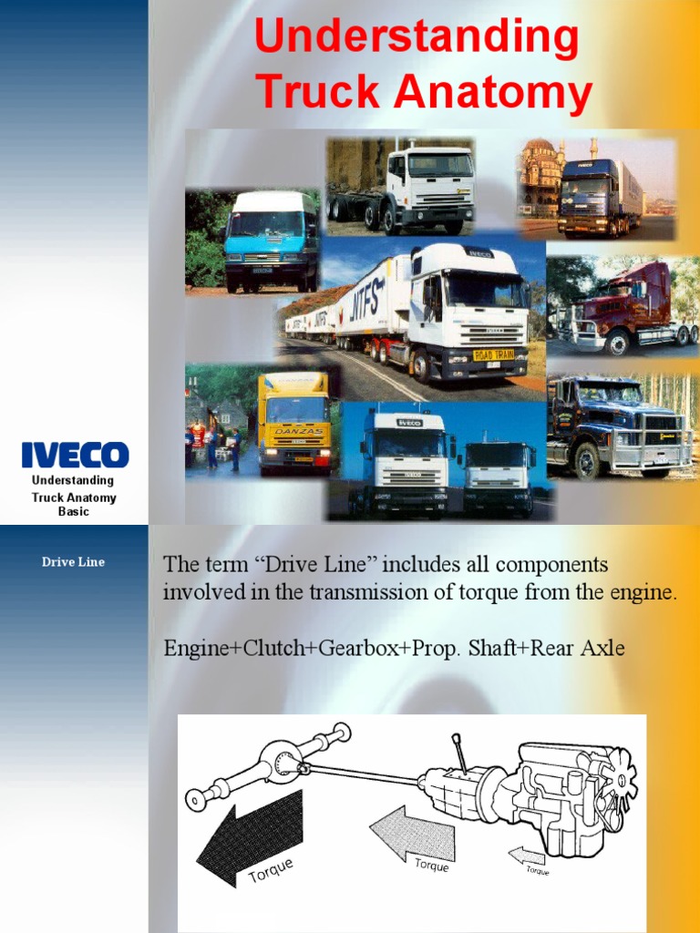 Understanding Trucks Anatomy Basic 1 For Parts | PDF | Diesel Engine | Axle