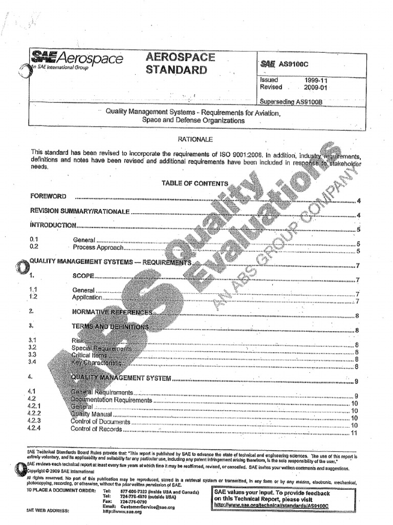 Aerospace Standards | PDF