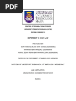 Lab Report Experiment 6 Diffraction Grating | PDF | Diffraction ...