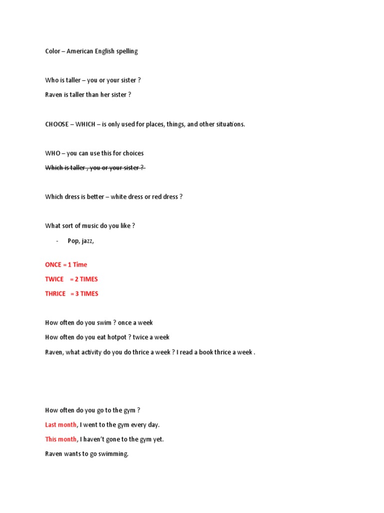 ONCE 1 Time Twice 2 Times Thrice 3 Times: Last Month This Month | PDF