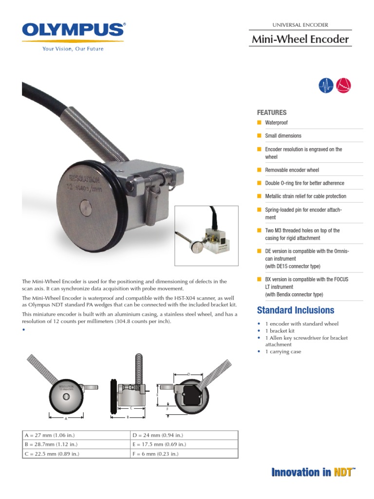 Mini-Wheel Encoder: Standard Inclusions | PDF | Components | Equipment