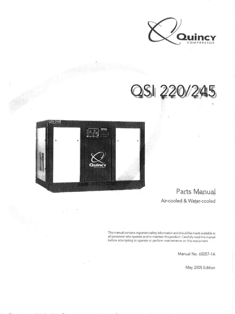 QSI 220 245 Parts Manual | PDF