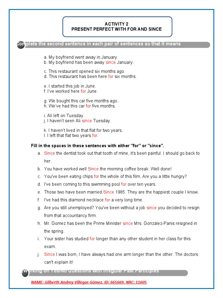 Complete The Second Sentence in Each Pair of Sentences So That It Means ...