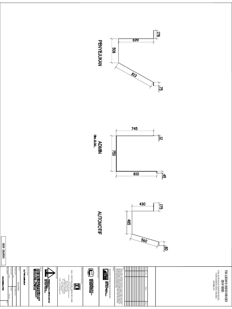 Gutter Shop Drawing | PDF