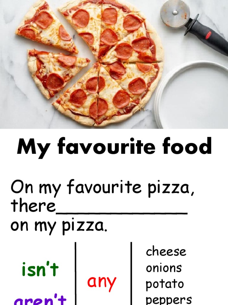 My Favourite Food Pizza | PDF