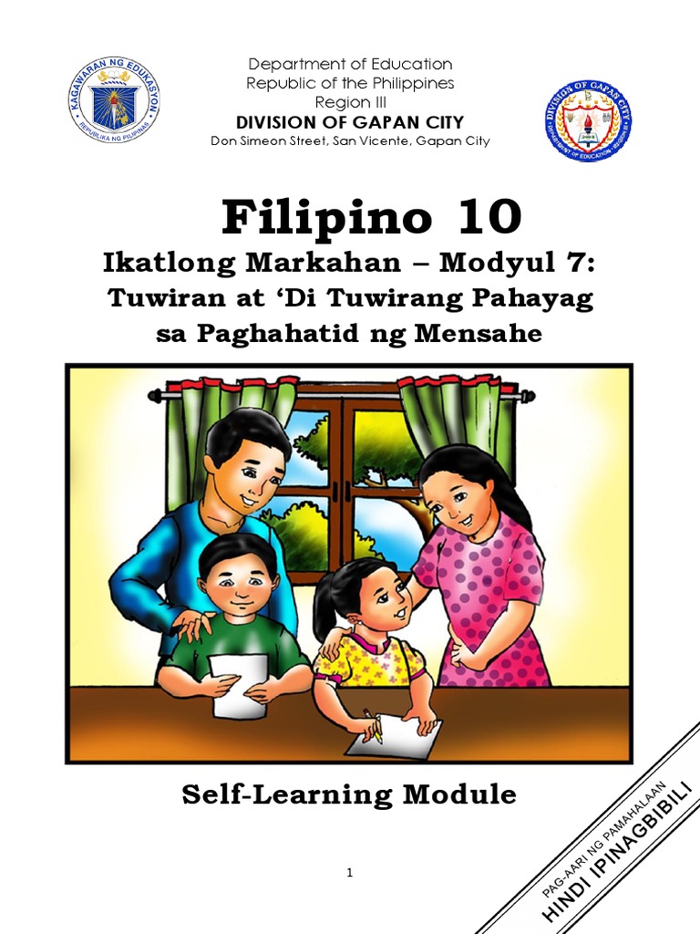 Filipino 10 SLMs 3rd Quarter Module 7 | PDF