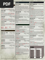 Necromunda Rules Quick Reference Guide | PDF | Dice | Military Science