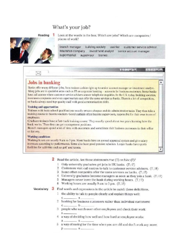 English For Banking and Finance 2 2 | PDF