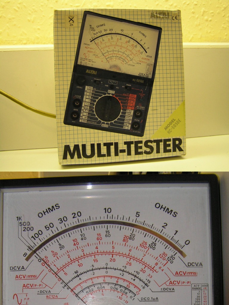 Altai Hc-5050e Analog Multimeter SM | PDF