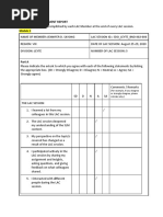 Form 4: Lac Engagement Report: (For Example, If You Disagree or Strongly Disagree, Please ...