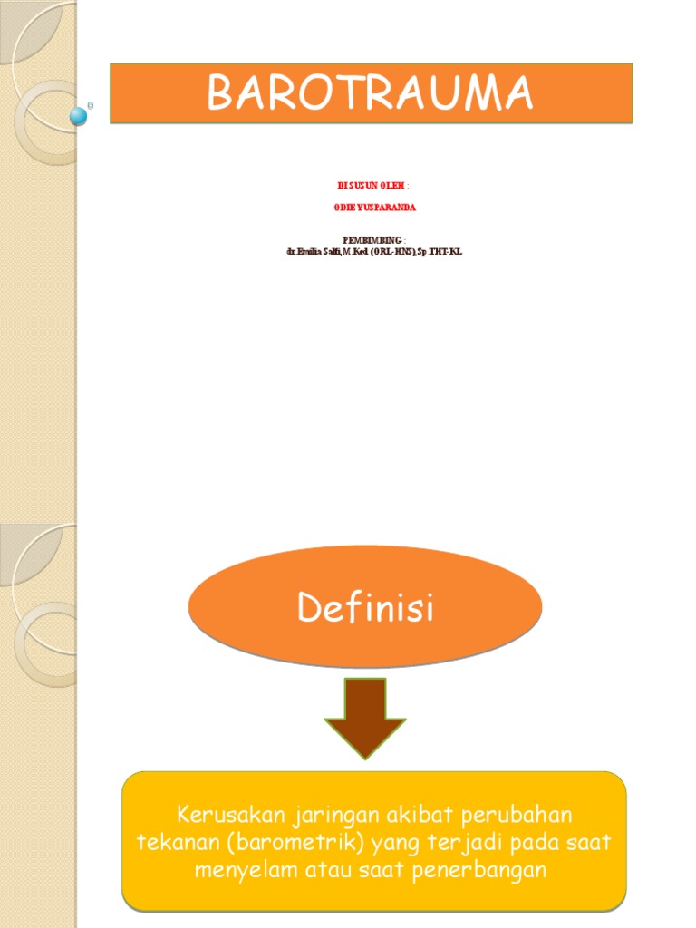 Barotrauma PPT NBNB | PDF