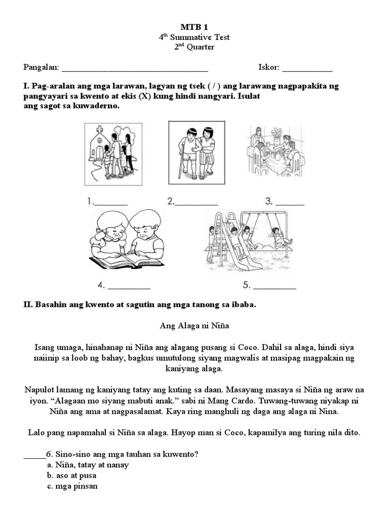 MTB 1 - Q2 - ST4 | PDF
